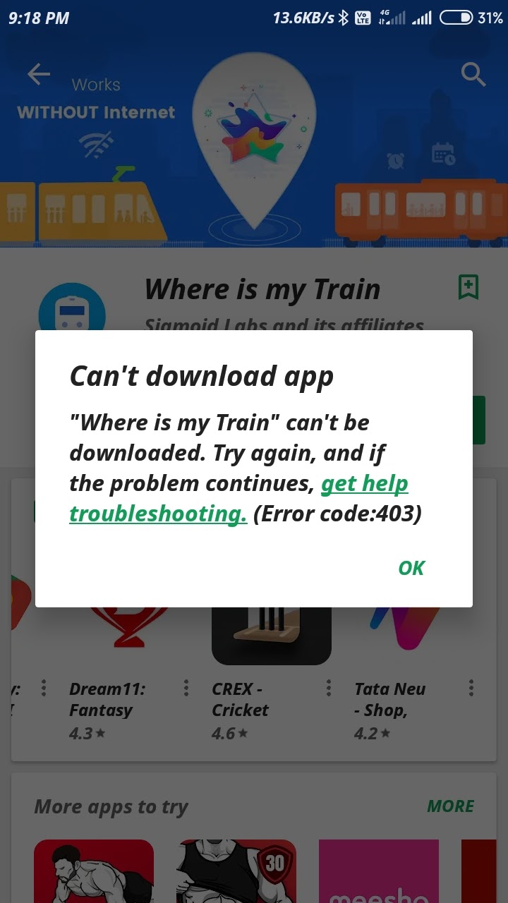Can't install app - Google Play Community Can't install app - Google Play Community