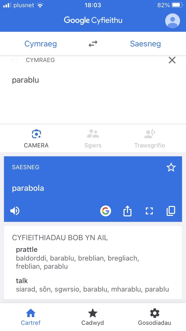 Problem translating Welsh to English - Google Translate Community