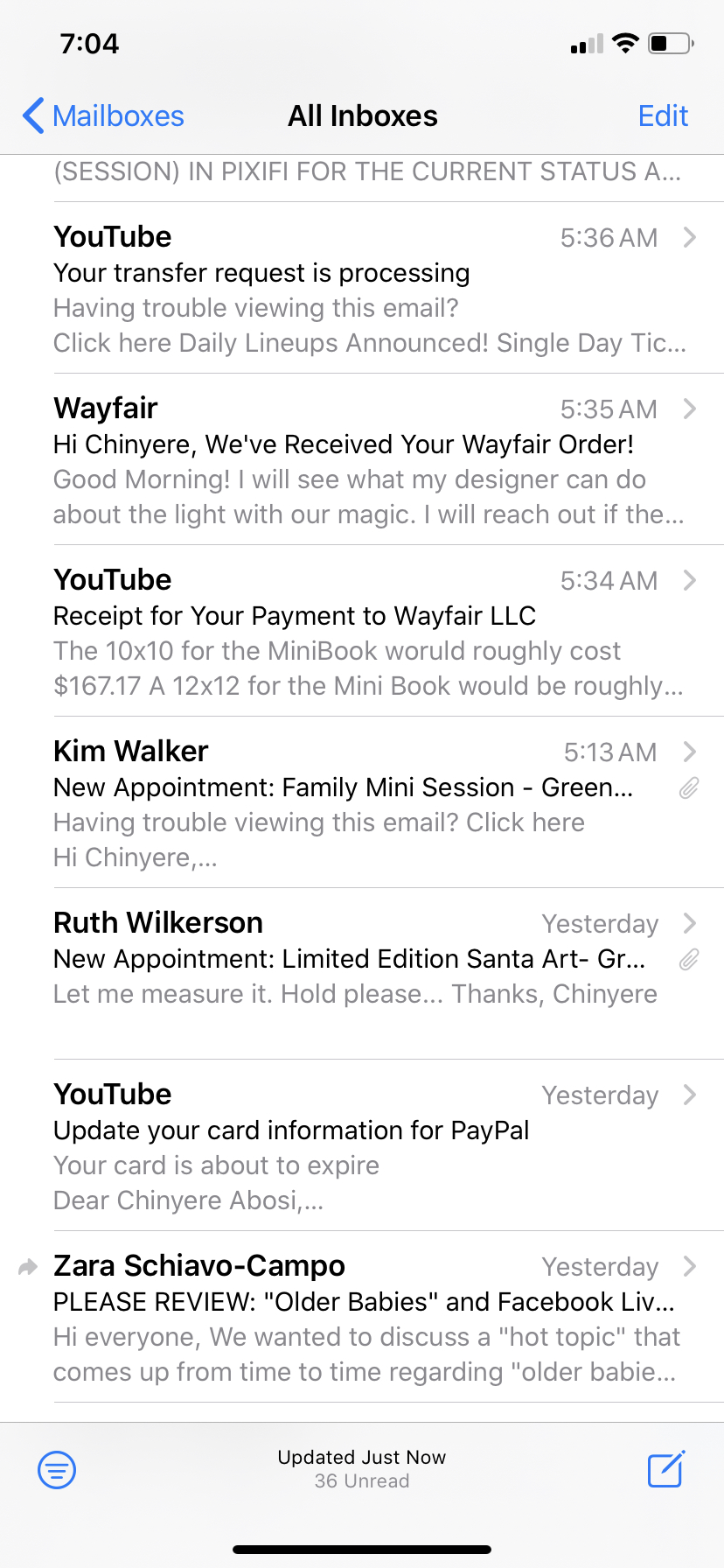 Email display name displays incorrect name when sent to recipient's ...