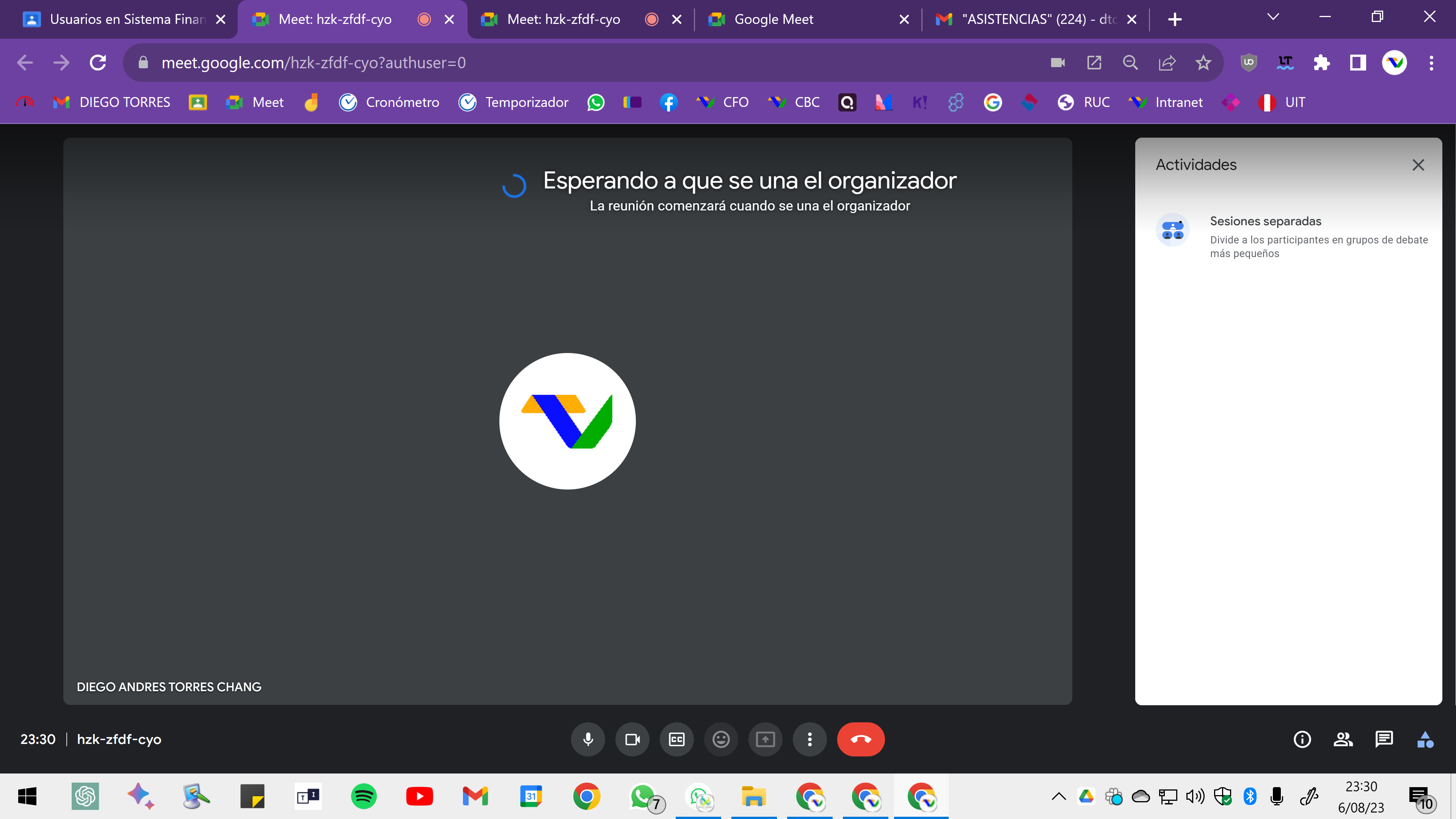 MIS PROFESORS YA NO SON COORGANIZADORES, pero según GOOGLE: En el caso ...