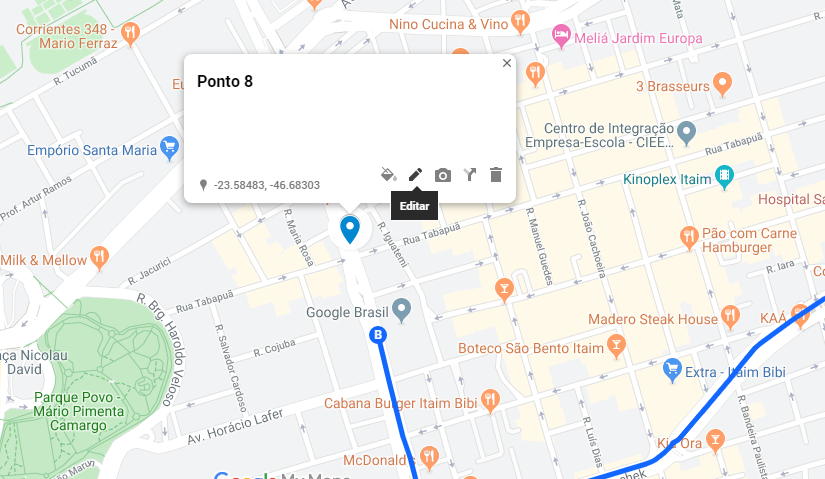 Como editar uma legenda nos meus mapas? Não encoberto o icone "editar ...