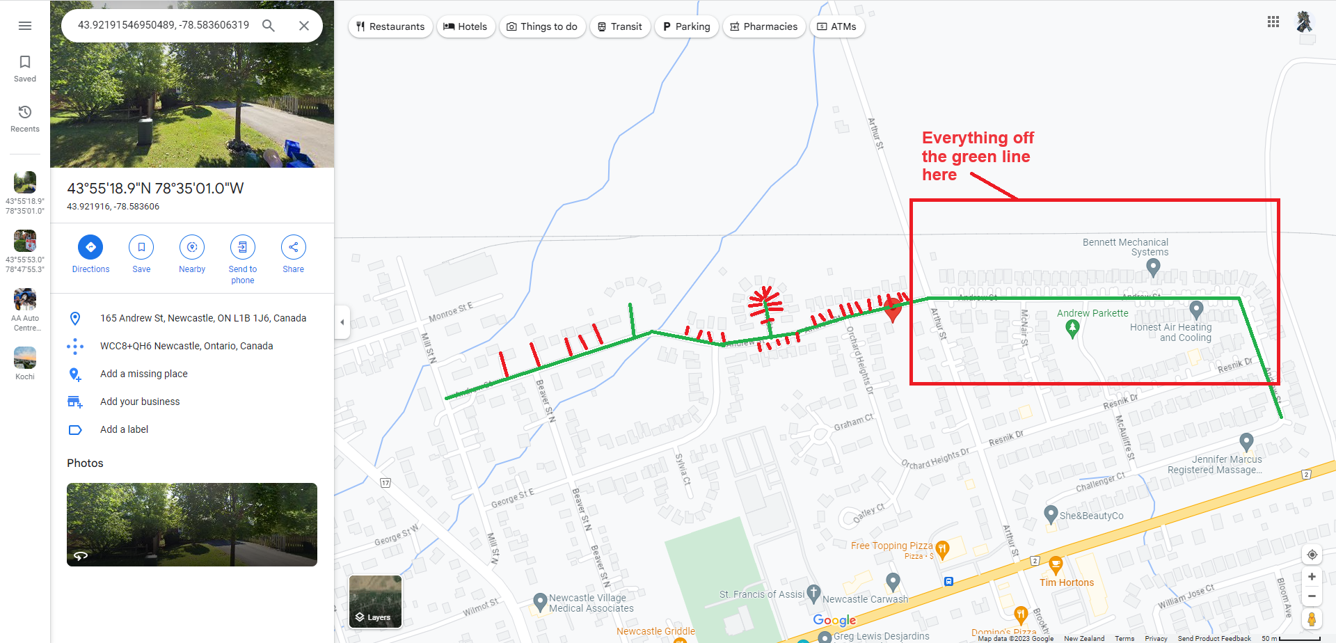 Removing non-existent roads and adding official walkways/bike paths and new roads is never ...