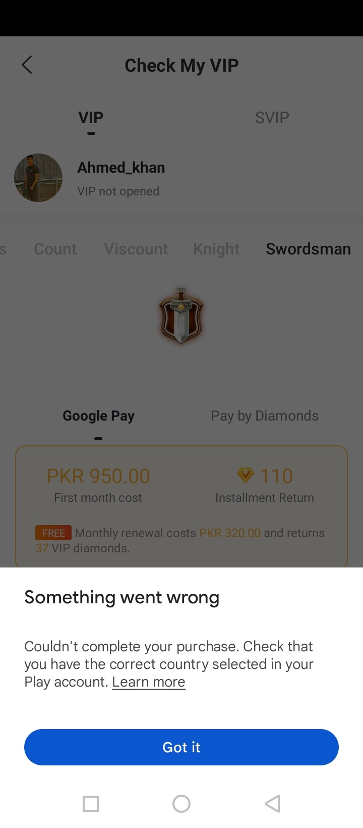 Check that you have correct country selected in google play account ...
