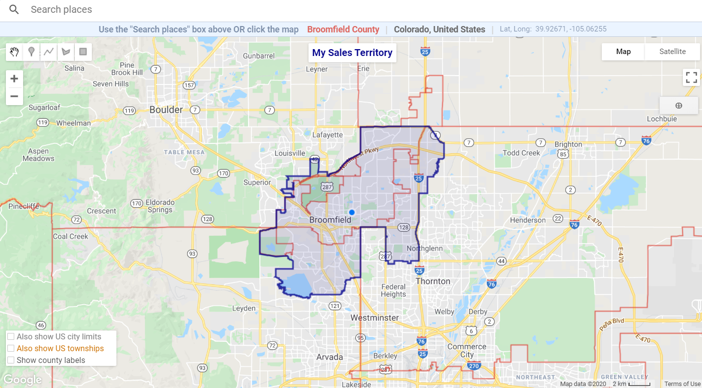 How Can I Create A Custom Map With Zip Code Boundaries For Specific Zip How Can I Create A Custom Map With Zip Code Boundaries For Specific Zip