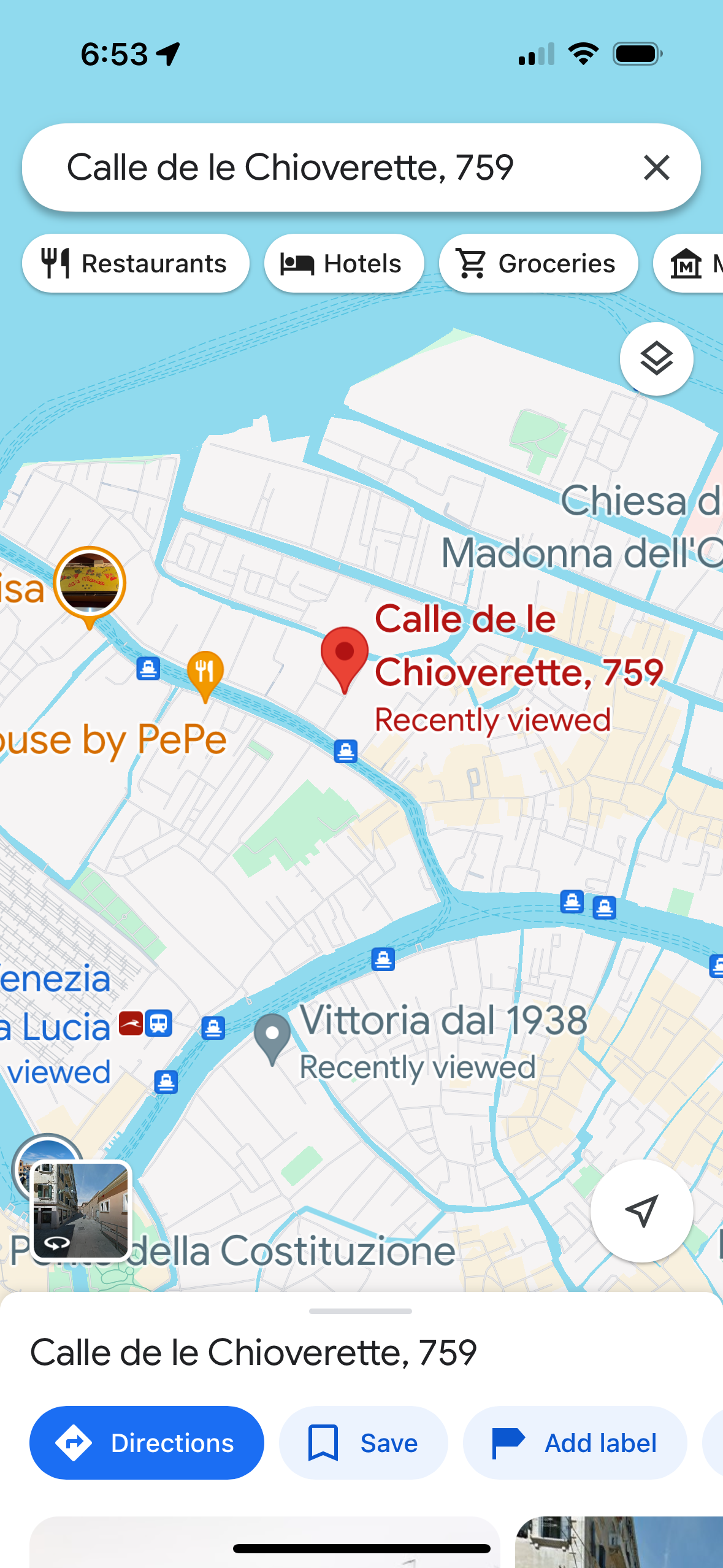 Venice Street View Google Maps