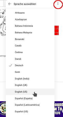 I want to set the audio track language to be set to default without ...