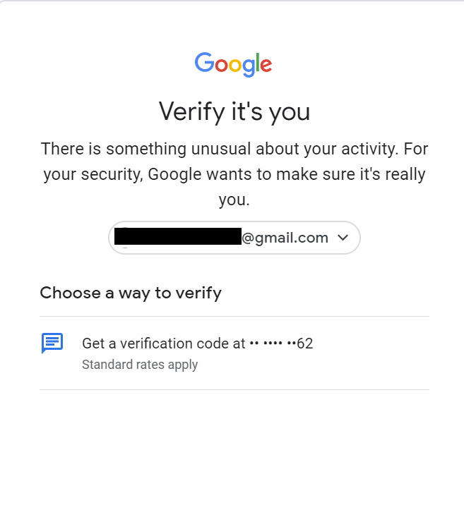 Cannot change 2 step verification phone number - Google Account Community