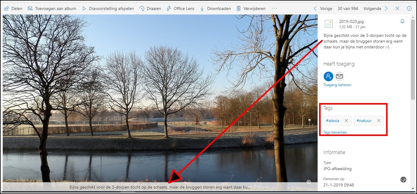Hey, Is there any way to put tags (label) on bunch of my photos ...
