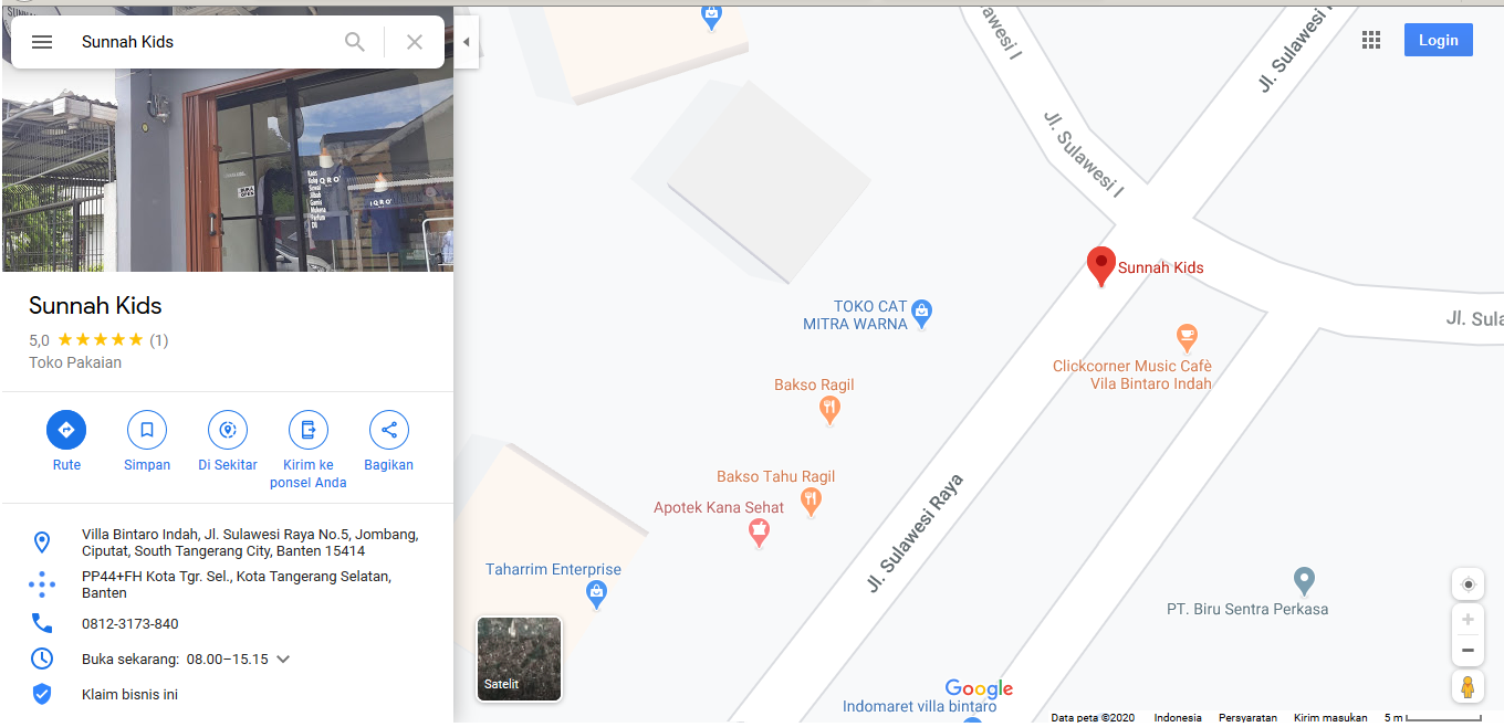 Data sudah diversifikasi, namun Nama toko tidak muncul pada Google Maps ...