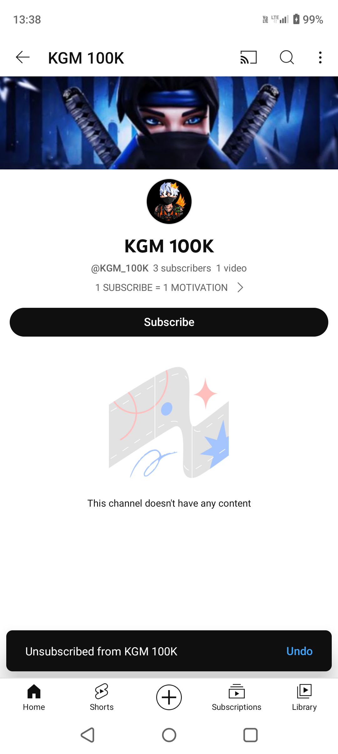 Error subscribing try again to some channels - YouTube Community