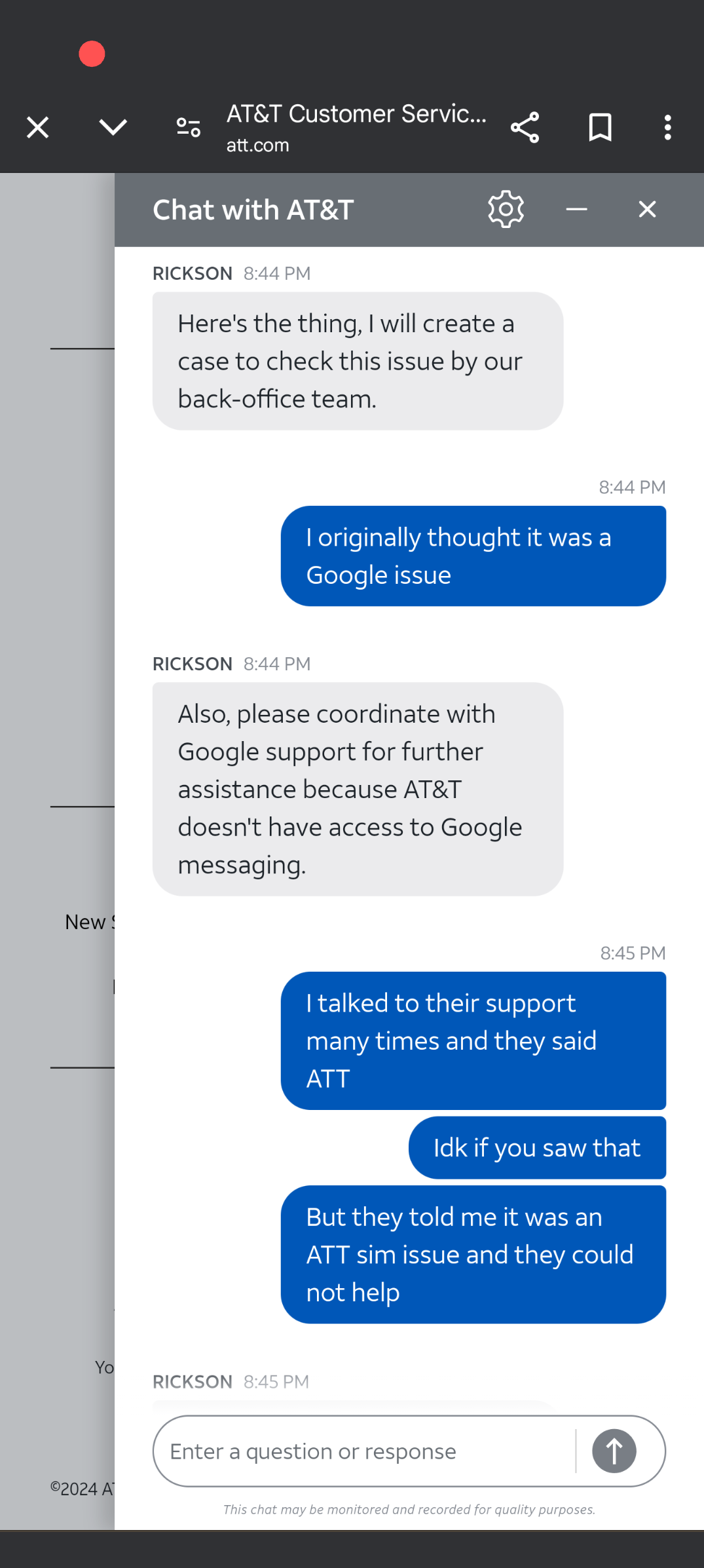phone number changed. RCS still keep the old one - Google Messages ...