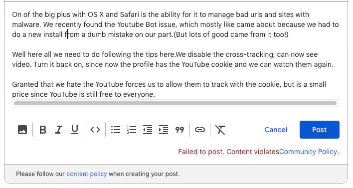 Allow guests to watch embedded Youtube videos when they're asked to ...