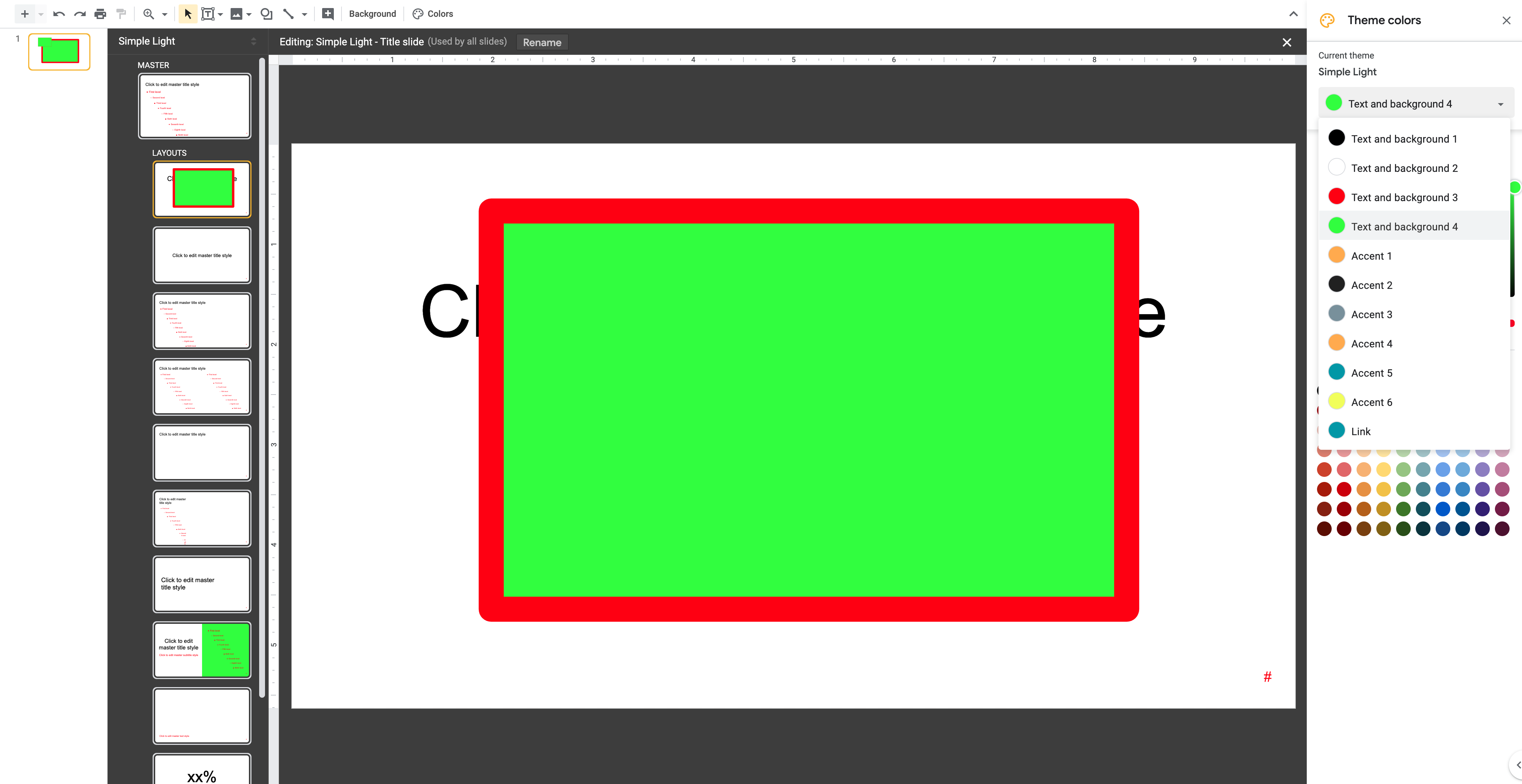 How To Change Default Border Color Of Shape In Google Slides Google 