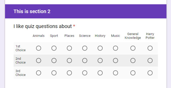 In A Google Forms ranking ion Can You Limit The Number Of 