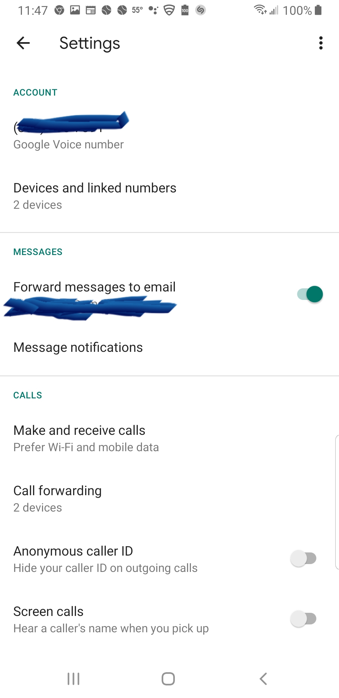 How to receive incoming calls only in Voice app - Google Voice Community