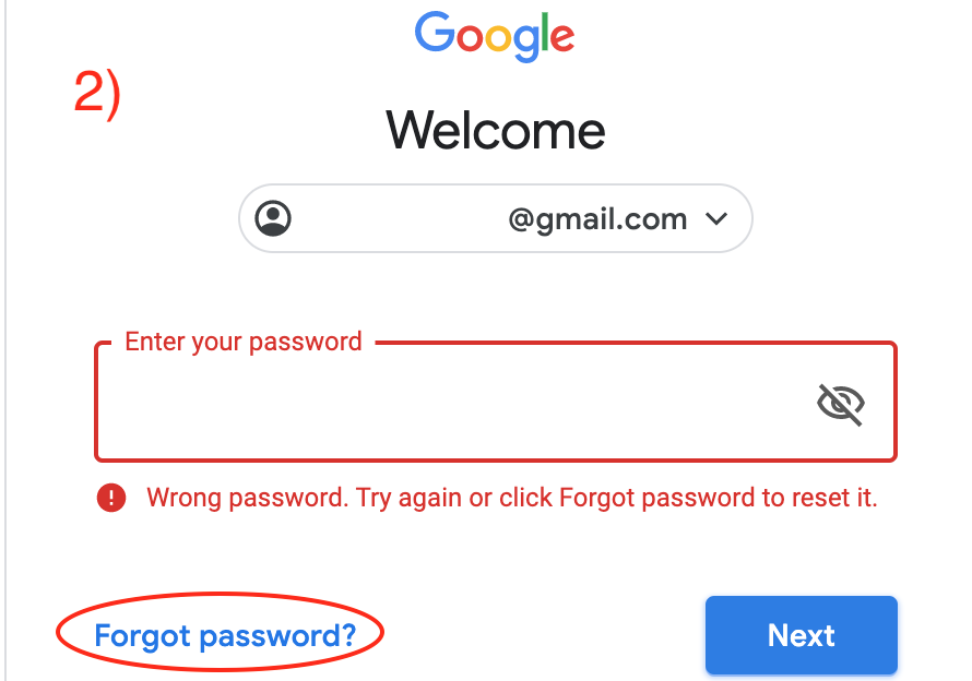 PLEASE HELP!! CAN'T RECOVER PASSWORD!! - Google Account Community