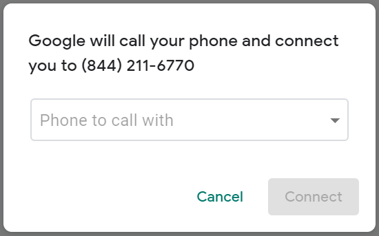 Click to call not working - Google Voice Community