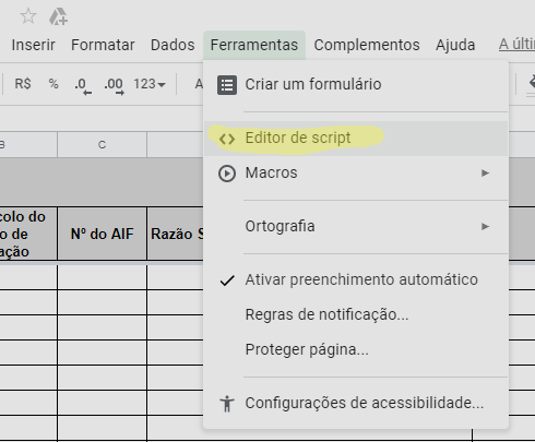 como abrir a planilha na aba escolhida - Comunidade Editores de ...