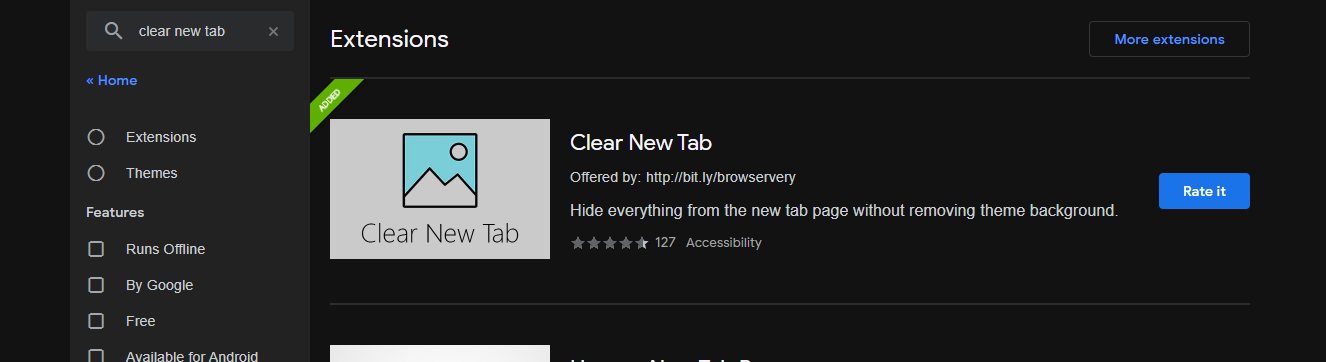 How do i remove the big google search box in the middle of my chrome ...