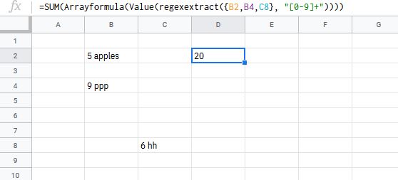 Sheets Sum Cells with Numbers and Text - Google Docs Editors Community