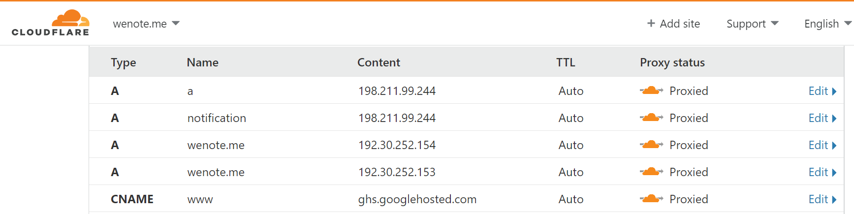 Error 525 SSL handshake failed - Cloudflare as DNS - Sites Community Error 525 SSL handshake failed - Cloudflare as DNS - Sites Community