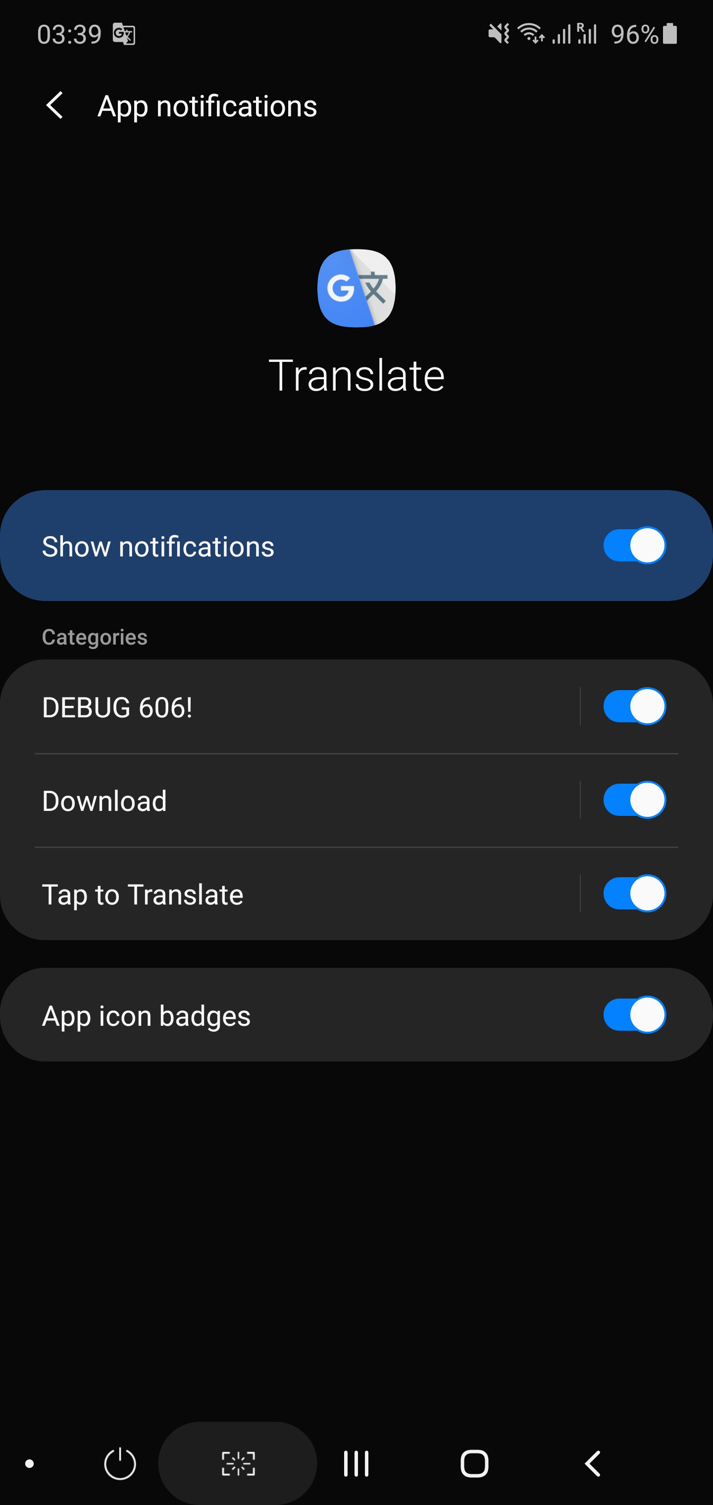 Hello all ~ I have a error on my Google Translate App. I can't find out ...