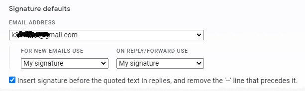 New signature won't save in settings for new Gmail account - Gmail ... New signature won't save in settings for new Gmail account - Gmail ...