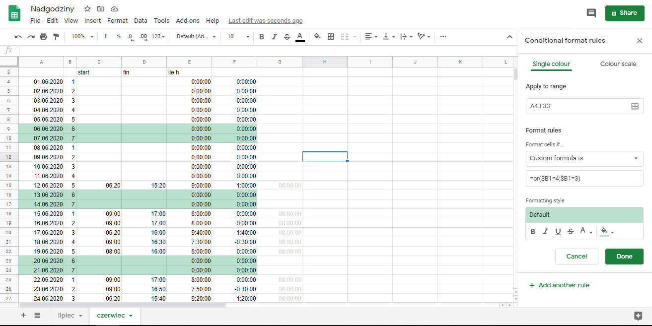 Why Conditional Formatting For Highlighting Whole Row Is Not Working