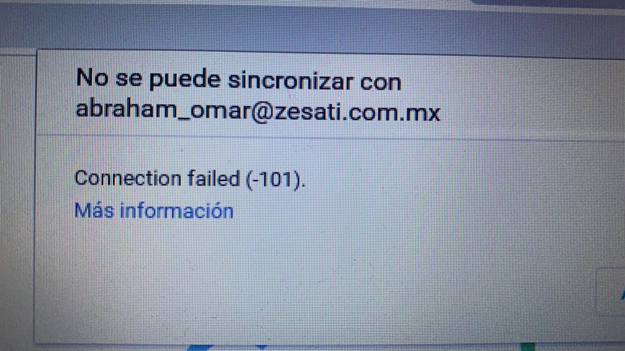 Google Chrome Error: Chrome gives "Connection failed (-101)" error on ...
