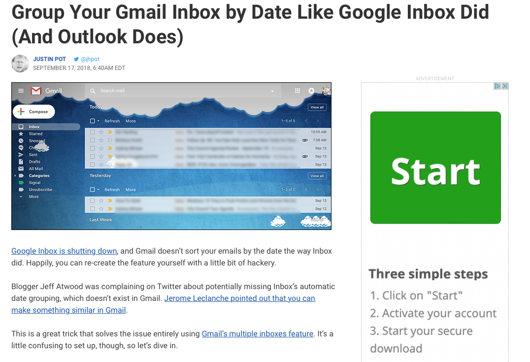 How do I group the emails in my Inbox by day like in Outlook? (Today ...