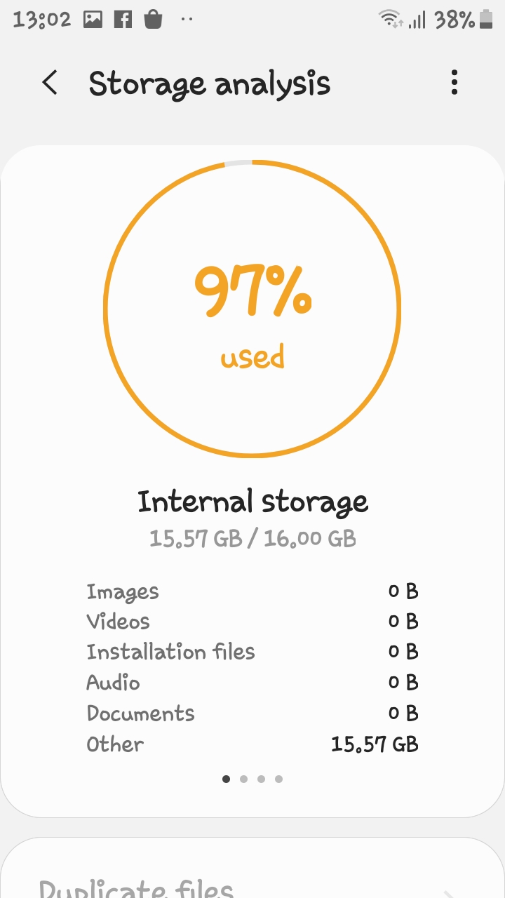 My storage is still saying 98% full when I just deleted a lot of my ...