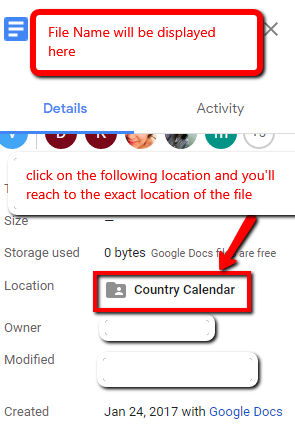 Can't find a file's location on Drive. (No location provided.) - Google ...