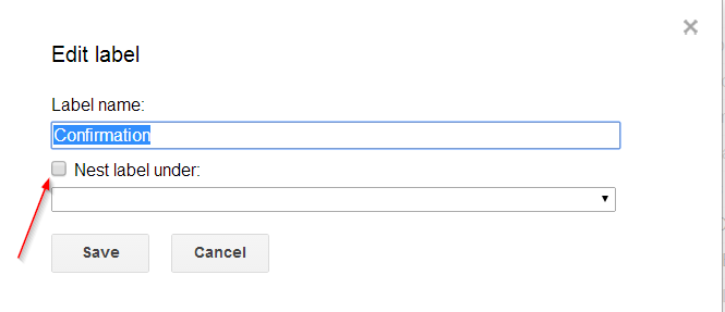 How can I move a label to be a sublabel? Is there a limit to the ...