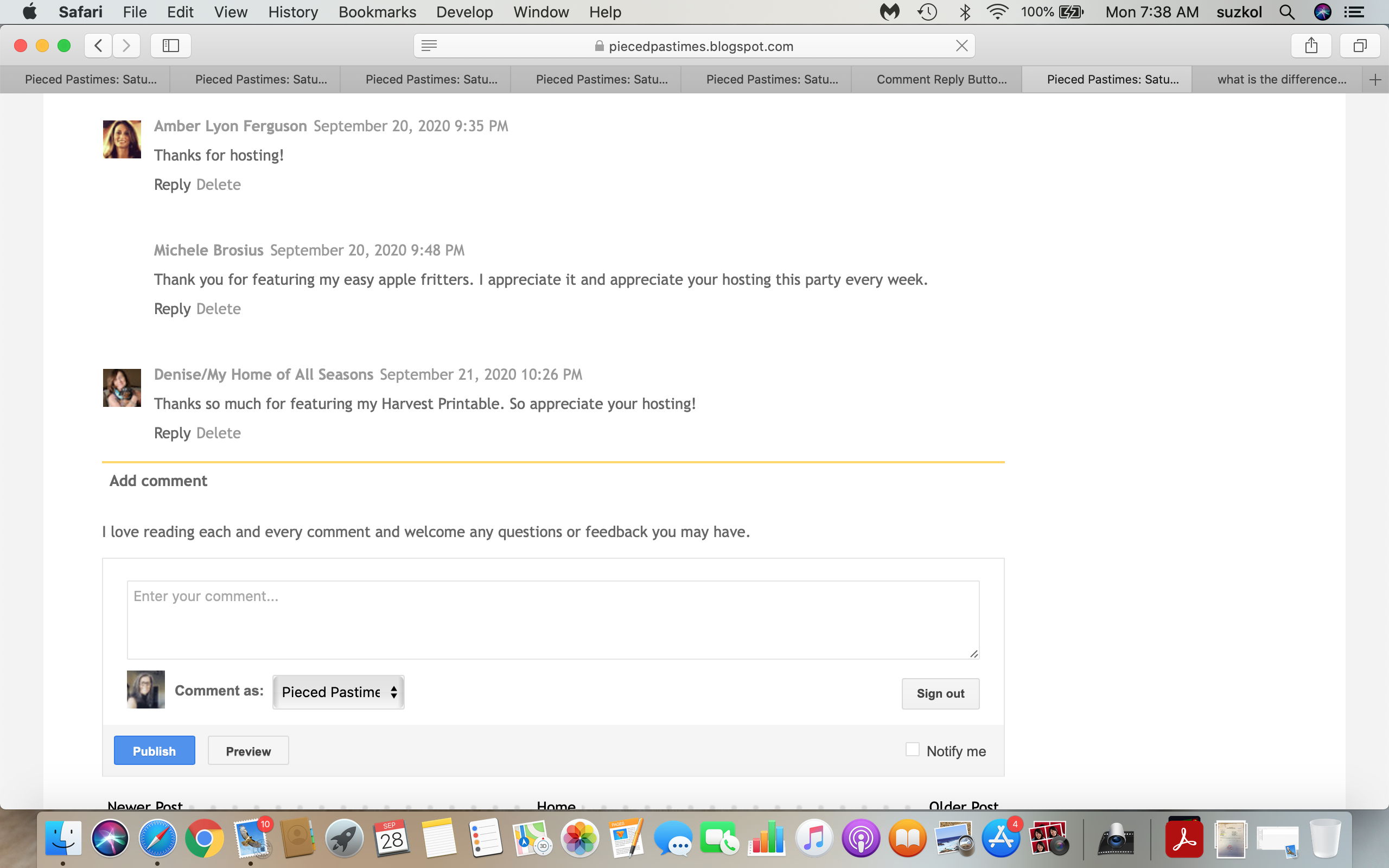 Comment Reply Button not working properly - Blogger Community