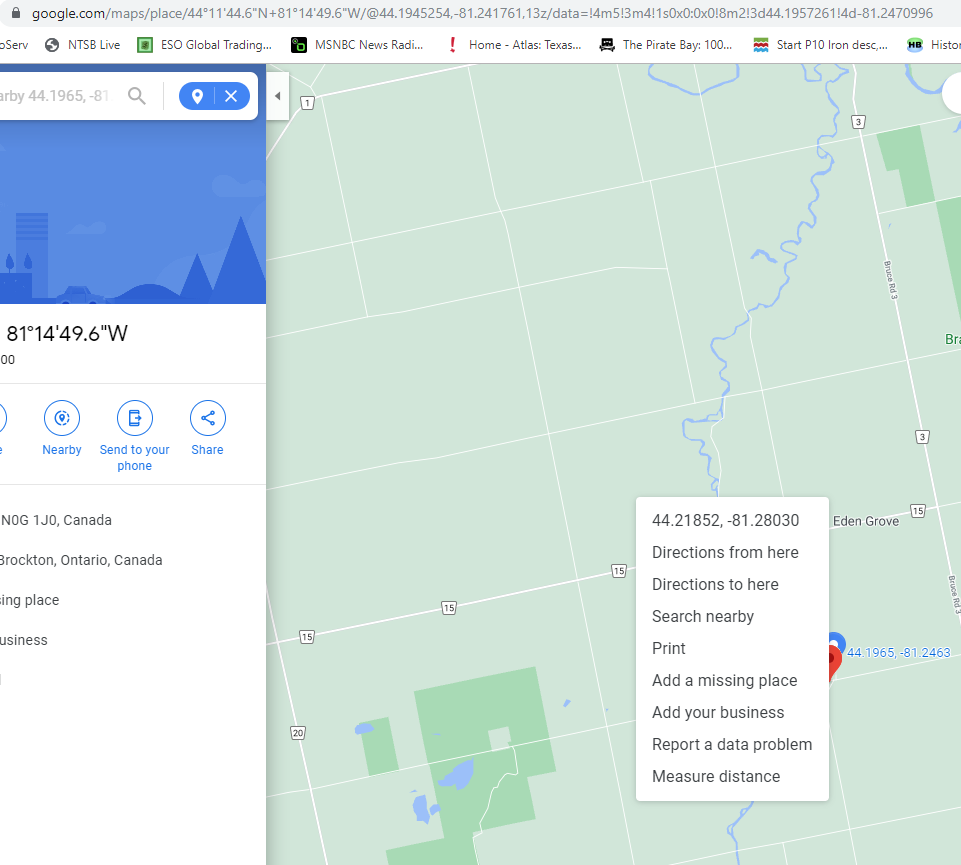 what happened to the "what's here" option of the google maps right ...