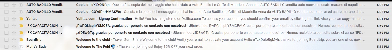 Why am I getting hundreds of random emails a minute in my inbox ...