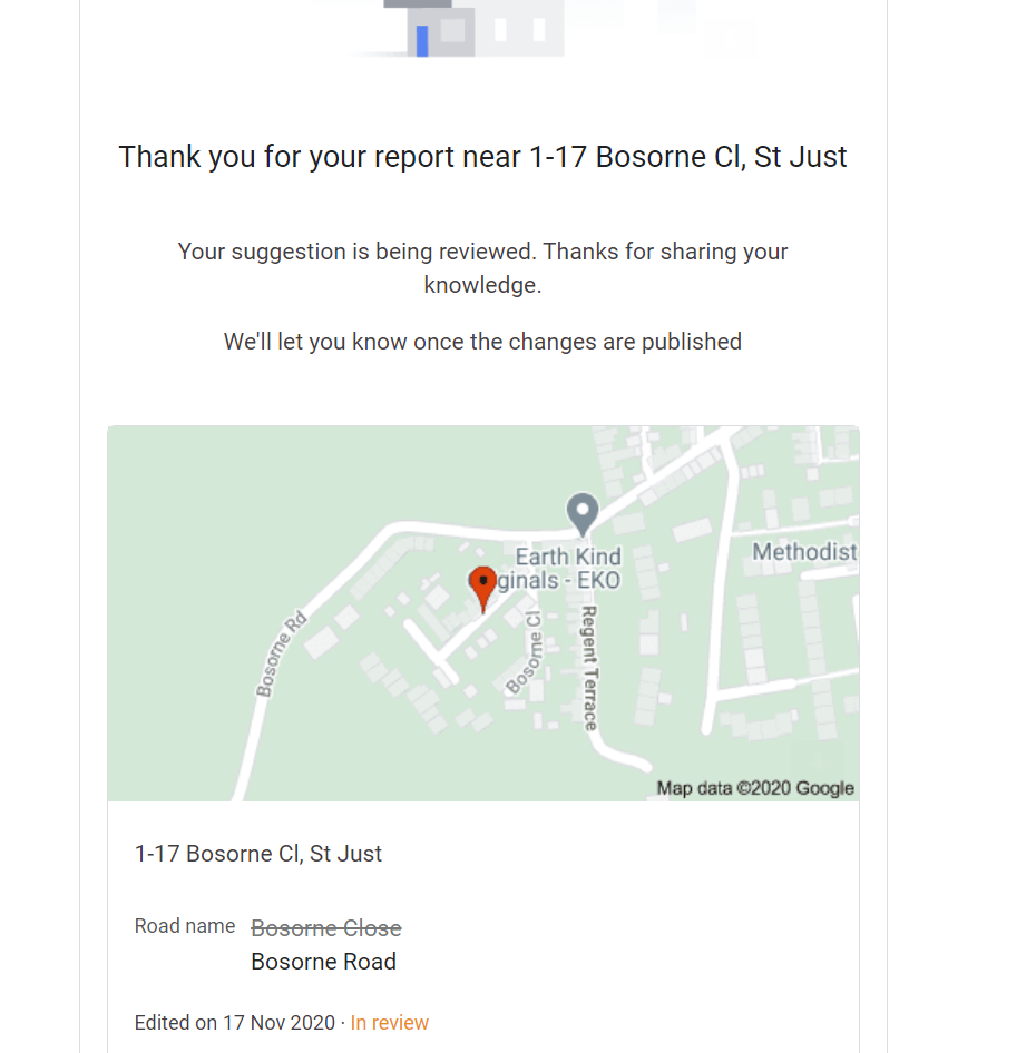 How can I correct my address including postcode - Google Maps Community