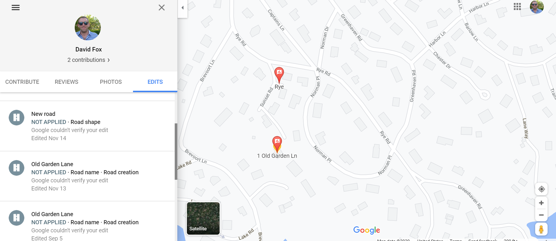 Directions to my house are wrong and google will not confirm my map ...