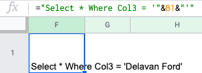 How to use Filter with Query Data? - Google Docs Editors Community