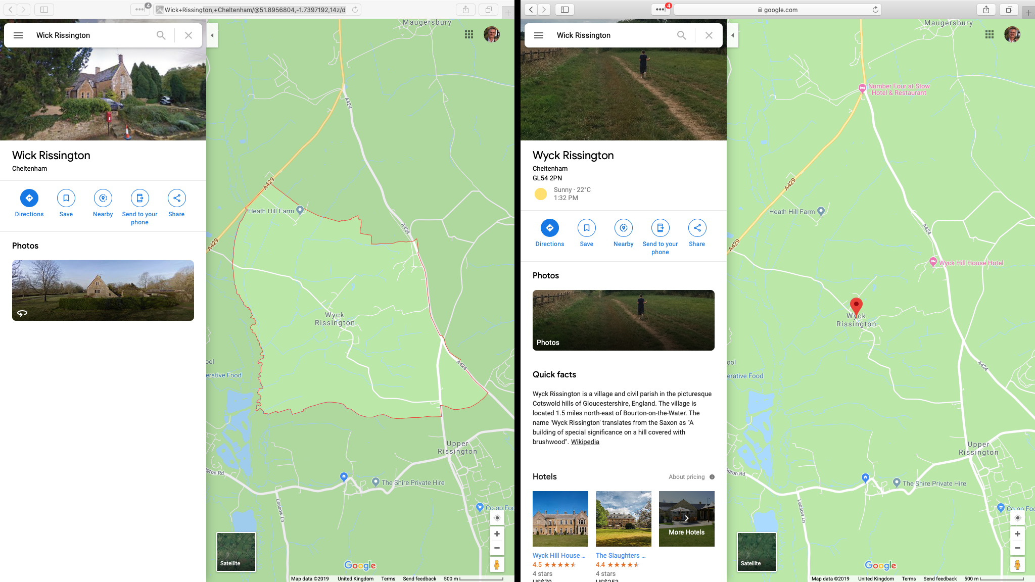 How can I get Google Maps to display the boundaries of a parish ...