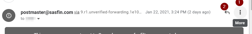 How do I forward or reply to ONE email only when there's been a thread ...