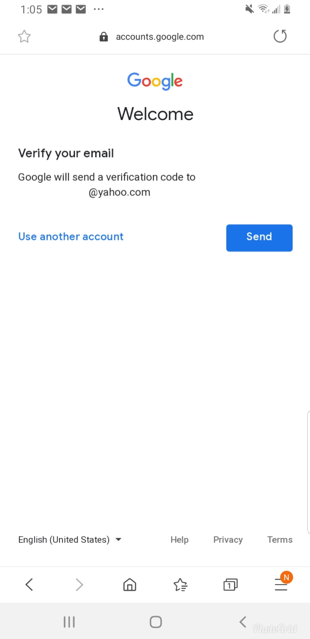 I don't have access to e mail to receive verify code. - Google Account ...