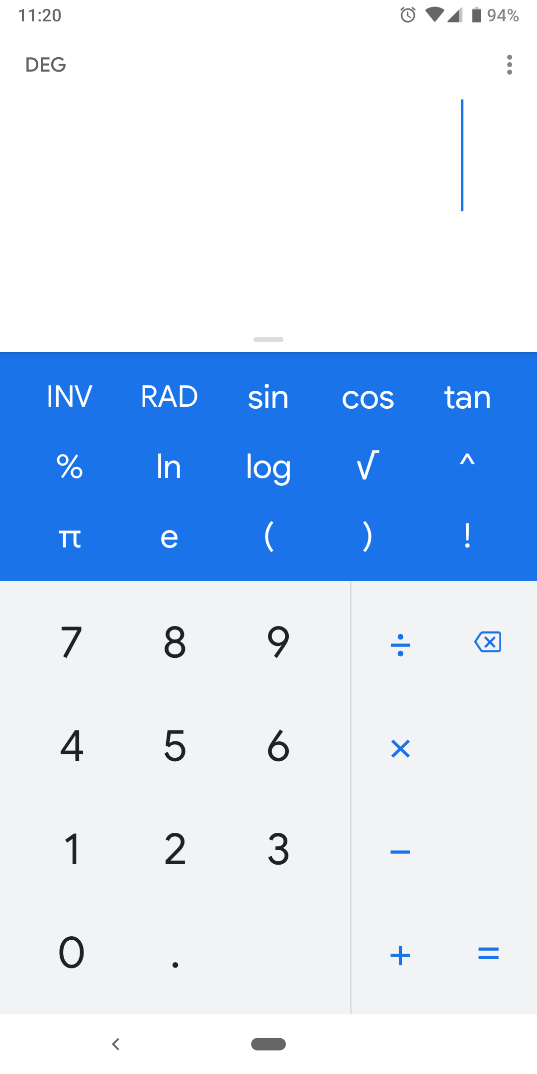 How do I hide the advanced operators and functions in the Calculator ...