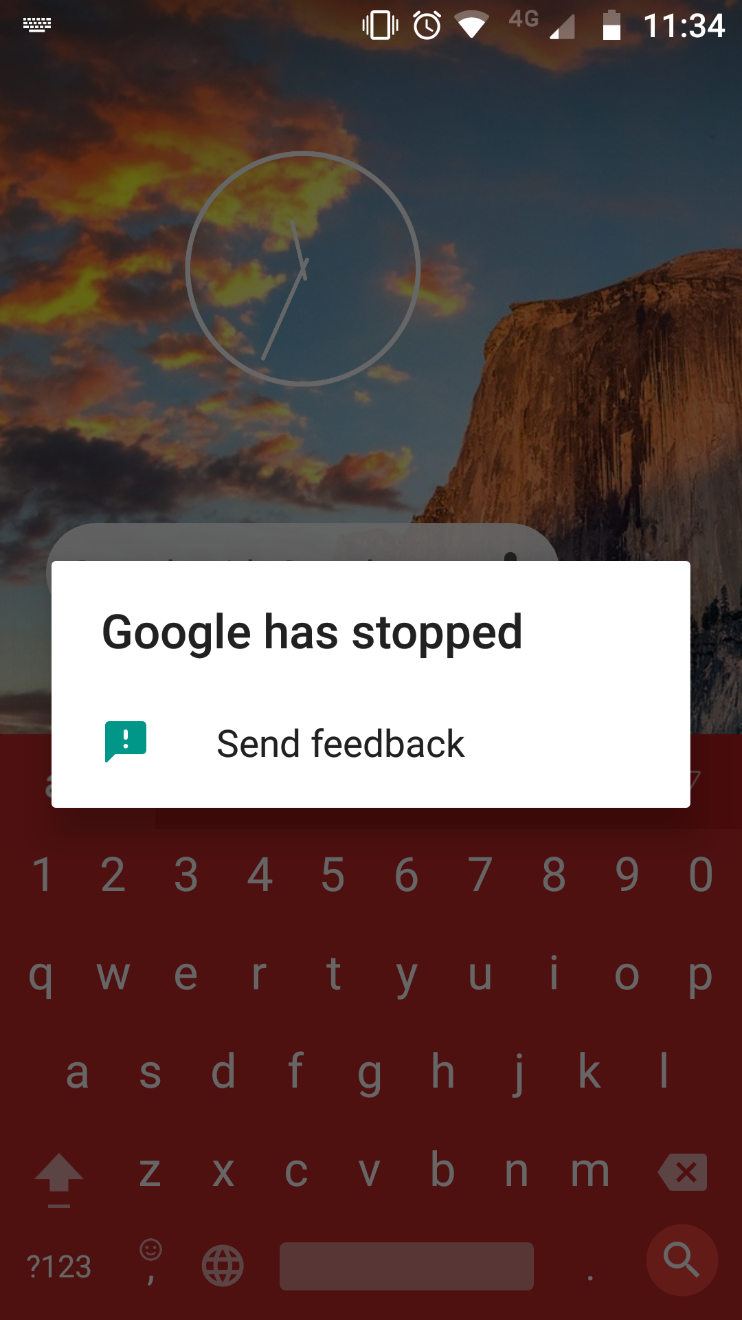 My google search bar on home screen is not responding and tried all the ...