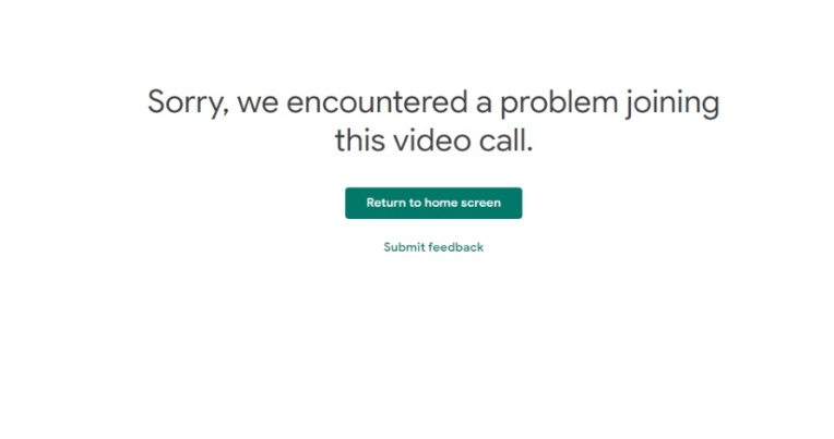 sometimes meet drop with the error message 'Sorry we encountered a problem joining this video ...