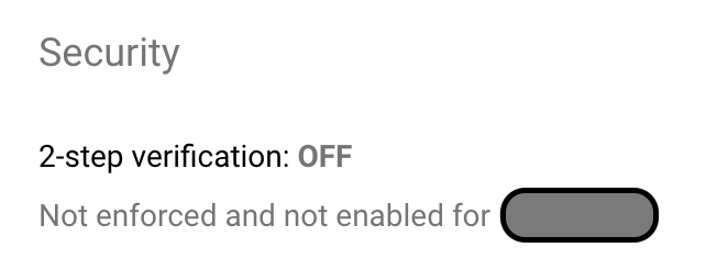 I can't turn off 2SV for a reactivated user (we don't have 2SV turned ...