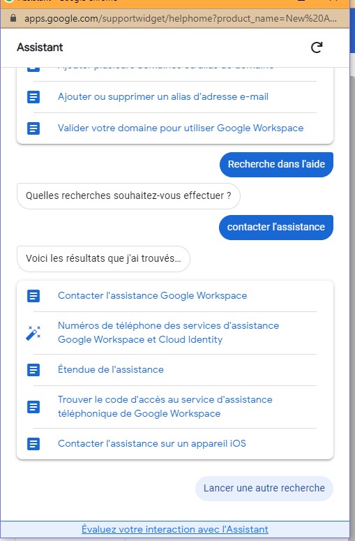 Contact support google workspace impossible - Google Workspace Admin ...