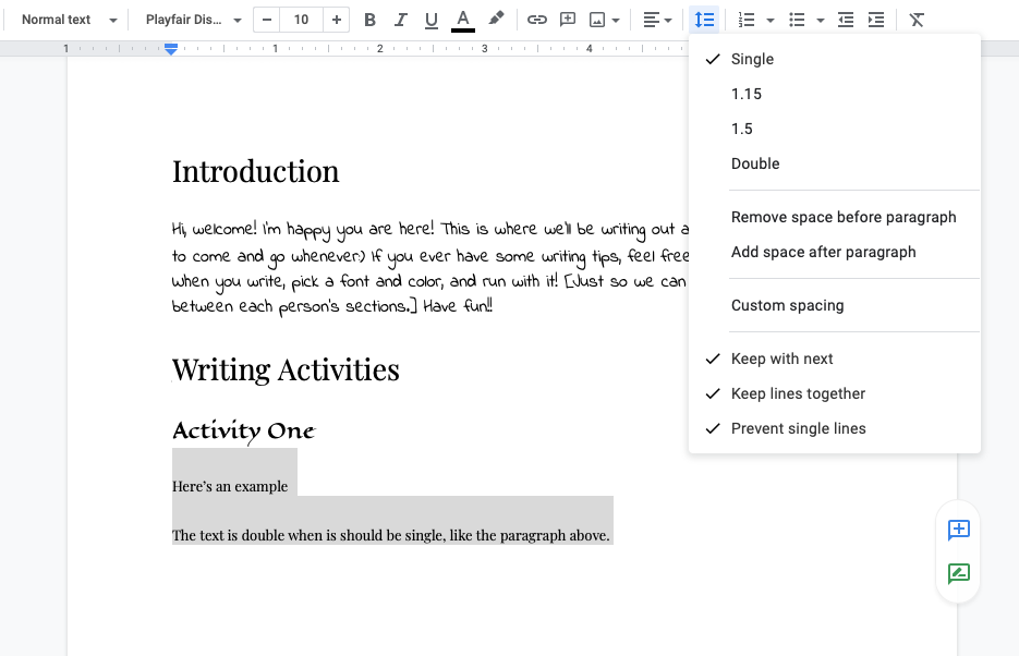 Docs Issues Line Spacing Google Docs Editors Community
