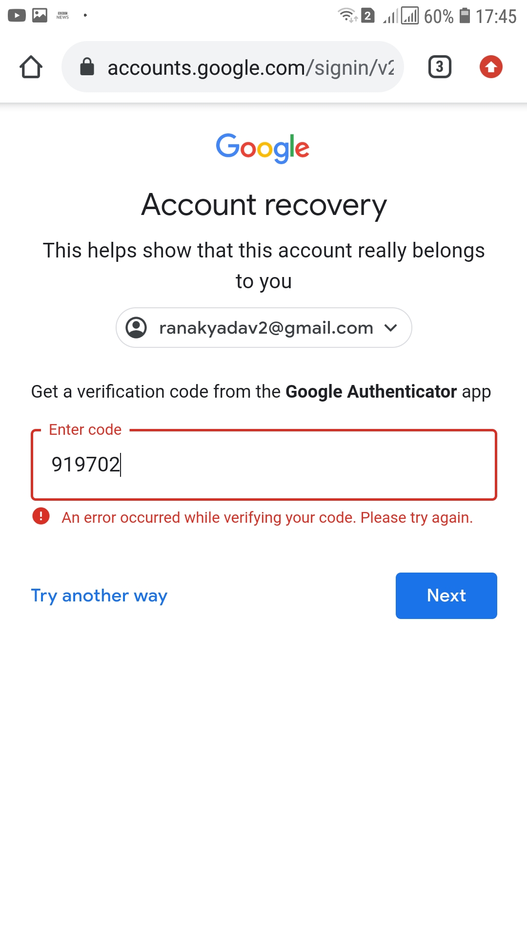 I am not able to restore my deleted Google account - Google Account ...