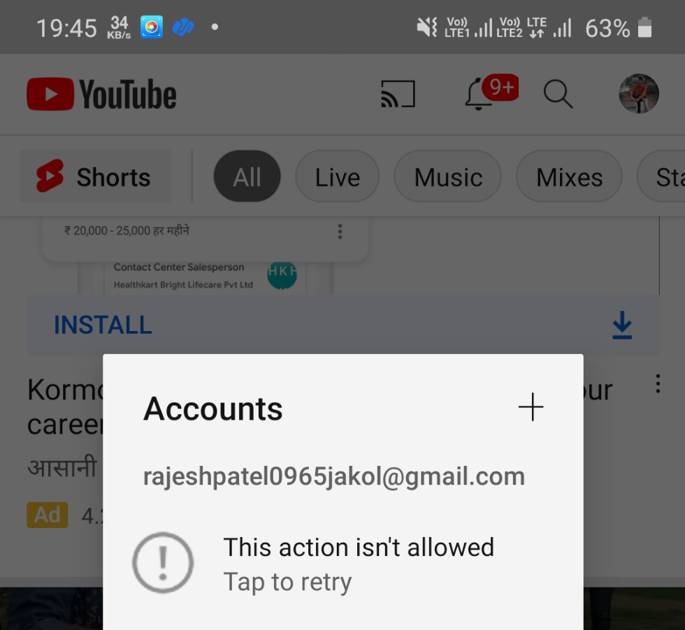My channel is blocked, hey please unblock sir, I will not do such a ...